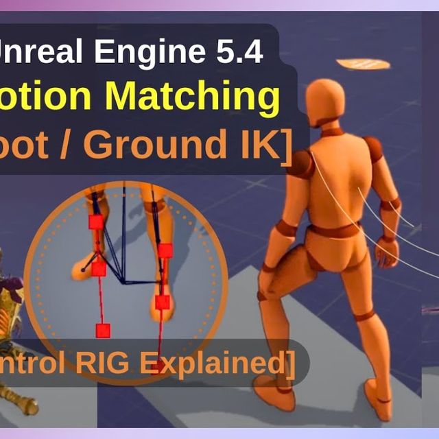 Unreal Engine 5.4: Motion Matching Foot IK / Ground IK | Control Rig Implementation | Explained ...