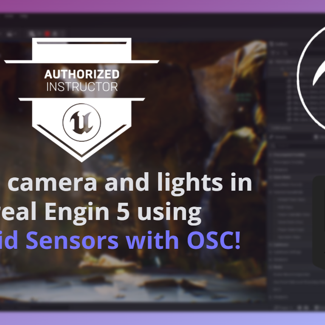 Control virtual camera and lights in Unreal Engine 5 using Android Sensors with OSC Protocol ...