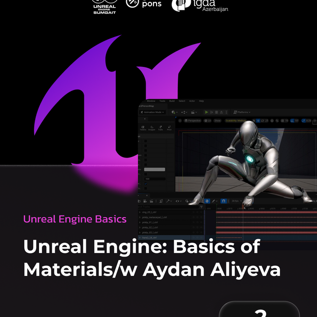 Unreal Engine: Basics of Materials/w Aydan Aliyeva | Community tutorial