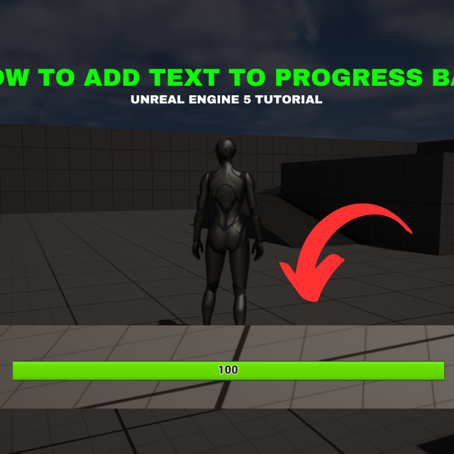 How To Add Text To Progress Bar - Unreal Engine 5 Tutorial | Community tutorial