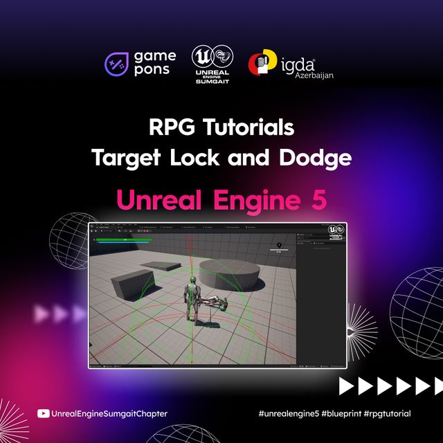 RPG Tutorials - Target Lock and Dodge in Unreal Engine 5 | Community tutorial