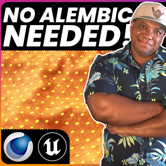 Cloth Simulation Made Easy No Alembic Required | Cinema 4D to Unreal Engine 5 | Community tutorial