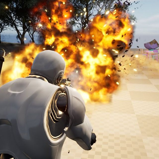 Object explosion by weapon bullet in Unreal Engine 5.3 | Community tutorial