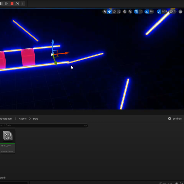 8. Move Boxes on Song rhythm | Beat Saber UE 5.4 | Community tutorial