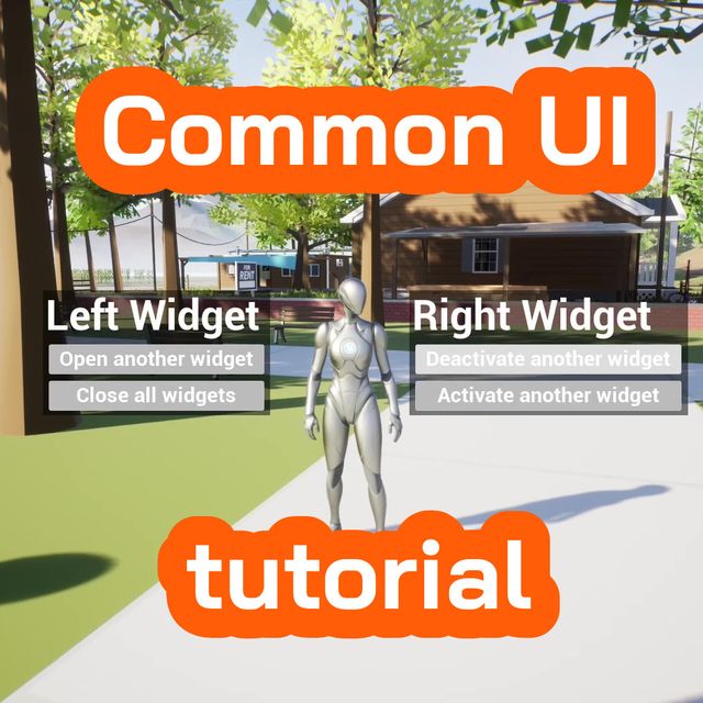Common UI tutorial - create cross-platform UI easily with this new UE5 system | Community tutorial