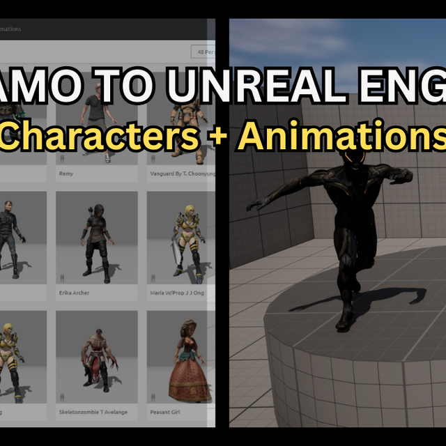 How to Import a Character and Animations From Mixamo to Unreal Engine 5 | Community tutorial