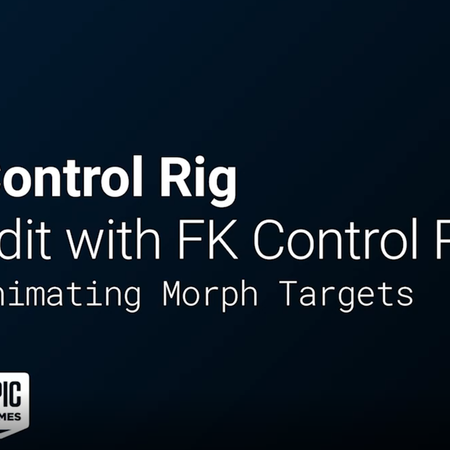Driving Blend Shapes or Morph Targets using Control Rig | Tutorial