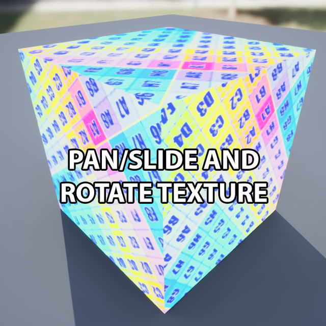 How to SLIDE/PAN and ROTATE a texture | Community tutorial