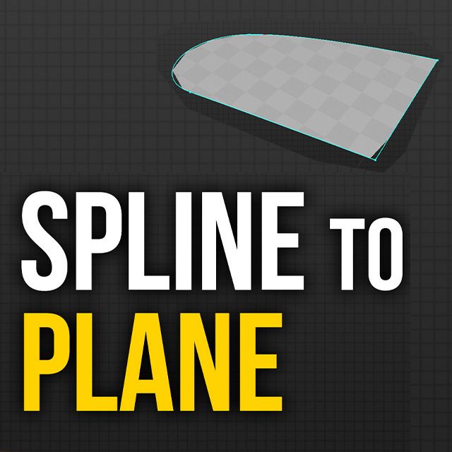 Generate Plane Mesh mit Splines - Geometry Scripts | Community tutorial