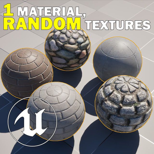 Randomized Textures | Unreal Engine Materials | Community tutorial