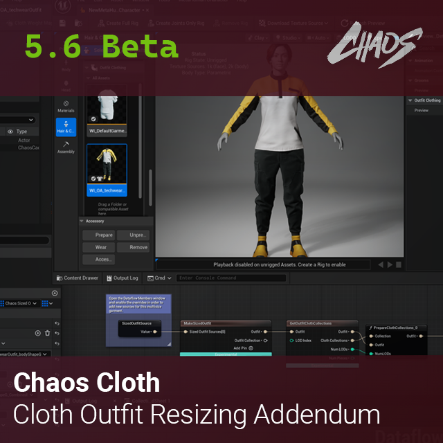Chaos Cloth Outfit Asset Resizing Addendum | Tutorial