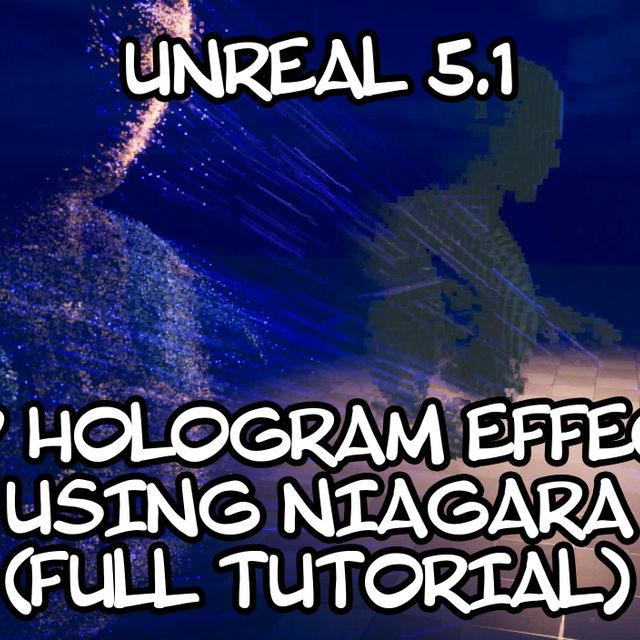 3D Hologram projection effect using Niagara | Community tutorial