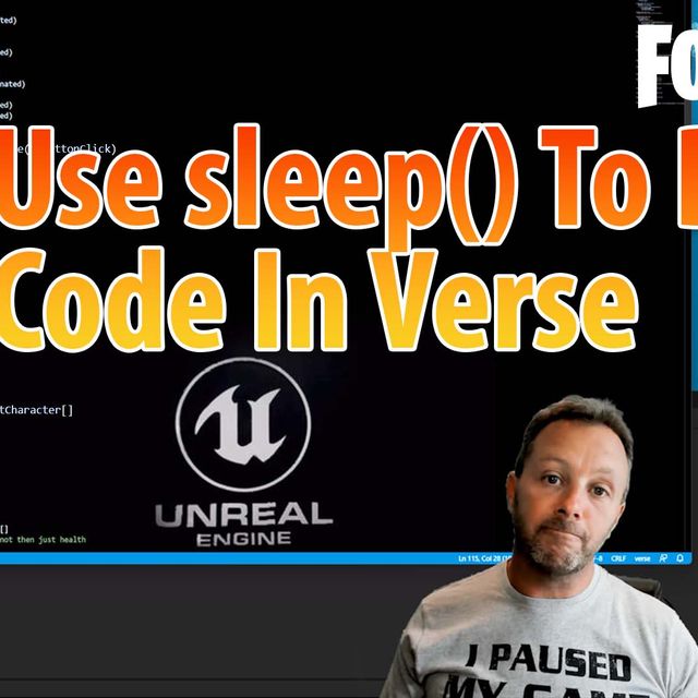 How To Use The Sleep Function In Verse In UEFN | Community tutorial