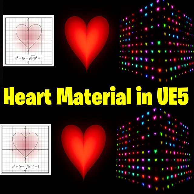 Heart Shape Material in UE5 Tutorial | Community tutorial