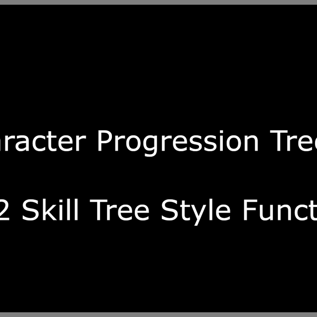 Creating Character Progression Trees - Diablo 2 Skill Tree Style ... Creating Character Progression Trees - Diablo 2 Skill Tree Style ...