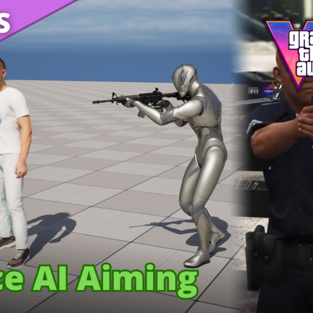 Unreal Engine 5 GTA 6 Tutorial Series - #26: Police AI Aiming | Community tutorial