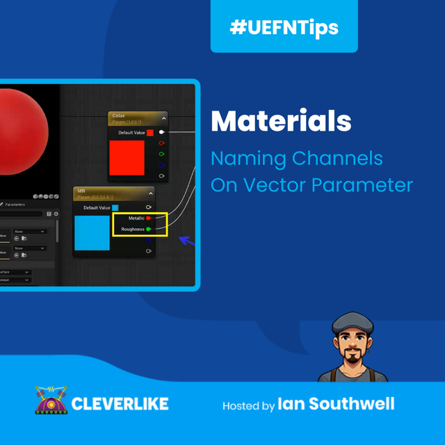 Material - Naming Channels on Vector Parameter | Community tutorial
