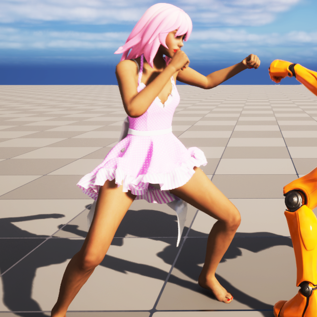 Adding Chaos Cloth Simulation for a Character From Daz3d | True Fighting Game Engine for Unreal ...