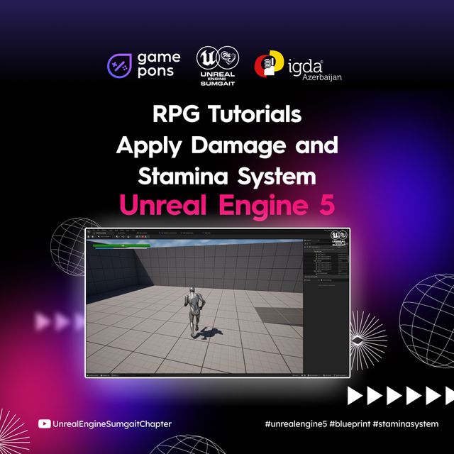 RPG Tutorials - Apply Damage and Stamina System in Unreal Engine 5 | Community tutorial