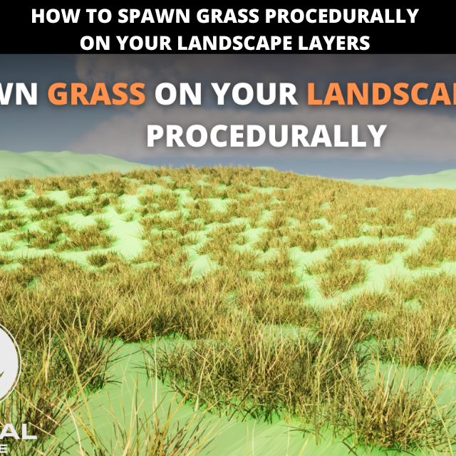 How to Spawn Grass Procedurally on your Landscape Layers in Unreal Engine 5 | Community tutorial