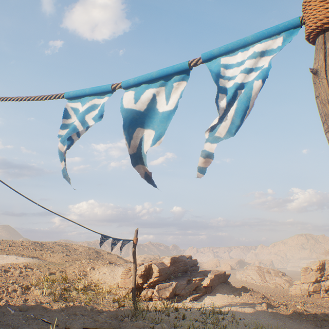 How to create Animated Flags inside UE5 | Community tutorial