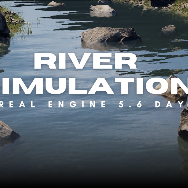 Unreal Engine 5.6 Full Beginner Course (Day 19) : River Simulation ...