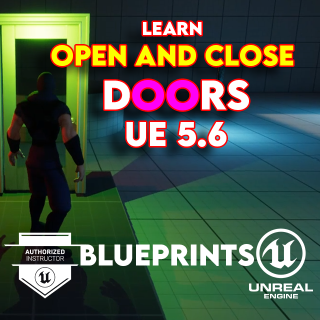 How to Open a Door in Unreal Engine 5 Blueprint Tutorial for Beginners ...