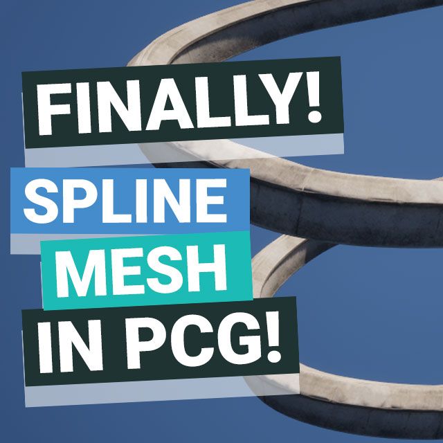 Unreal 5.5 PCG: Spline Mesh Magic! | Community tutorial