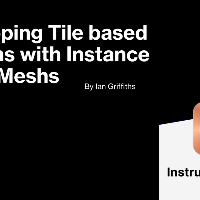 Developing Tile based systems with Instance Static Meshes | Community tutorial