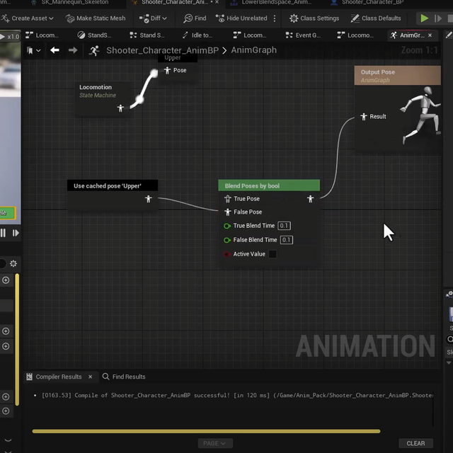 Blend Pose By Bool | Unreal Engine 5 | Community tutorial