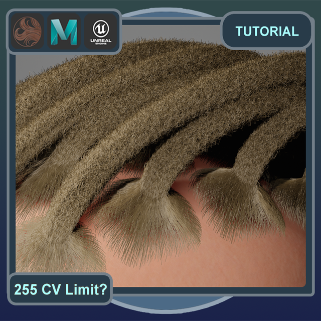 Overcoming 255 CV Limit in Ornatrix Maya to UE: Dreadlocks Tutorial ...