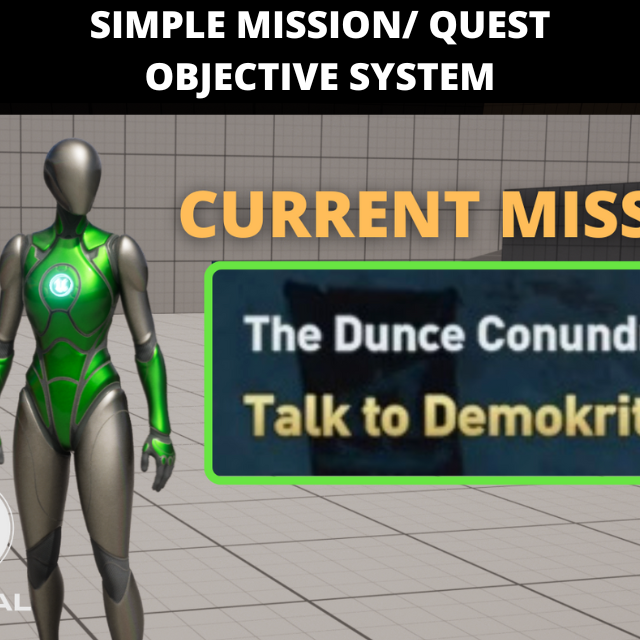 How to make an Simple Mission Objective System in Unreal Engine 5 | Community tutorial