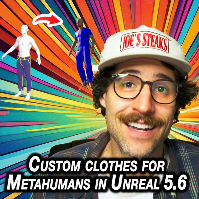 Create Custom Clothes for Metahumans 5.6 via LiveSync Marvelous Designer and Unreal Engine 5.6 ...