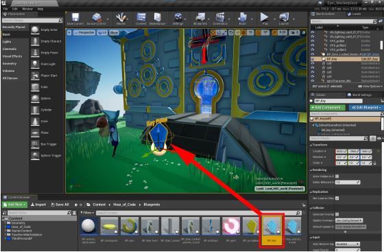 Hour of Code: Lesson 4: Working with Conditional Statements in Unreal ...