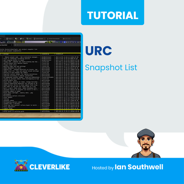 URC - Snapshot List | Community tutorial