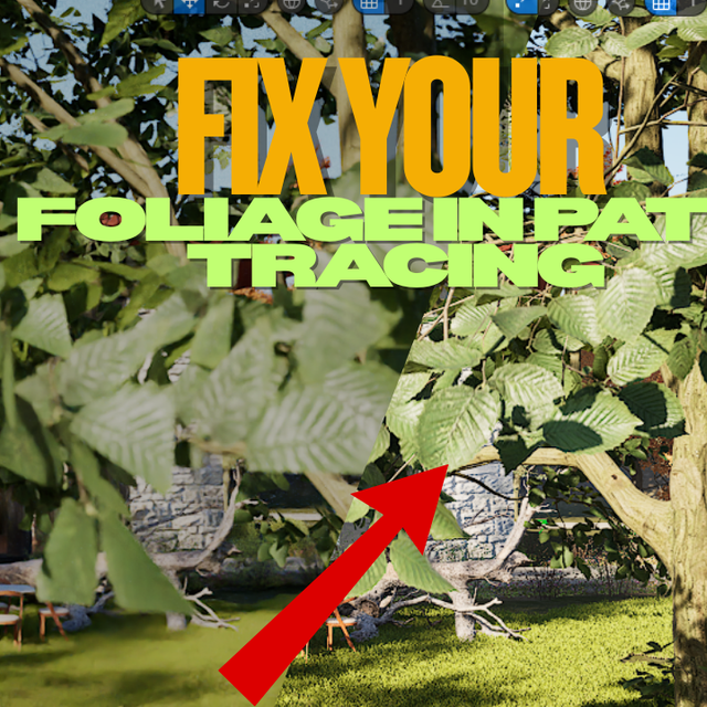 🌿 Fixing Low-Poly Foliage in Path Tracing (Unreal Engine) 🌿 | Community tutorial