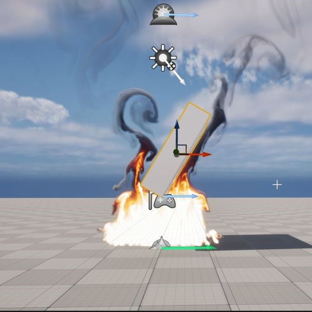 2.5D Smoke and Fire with Niagara Fluids | Tutorial