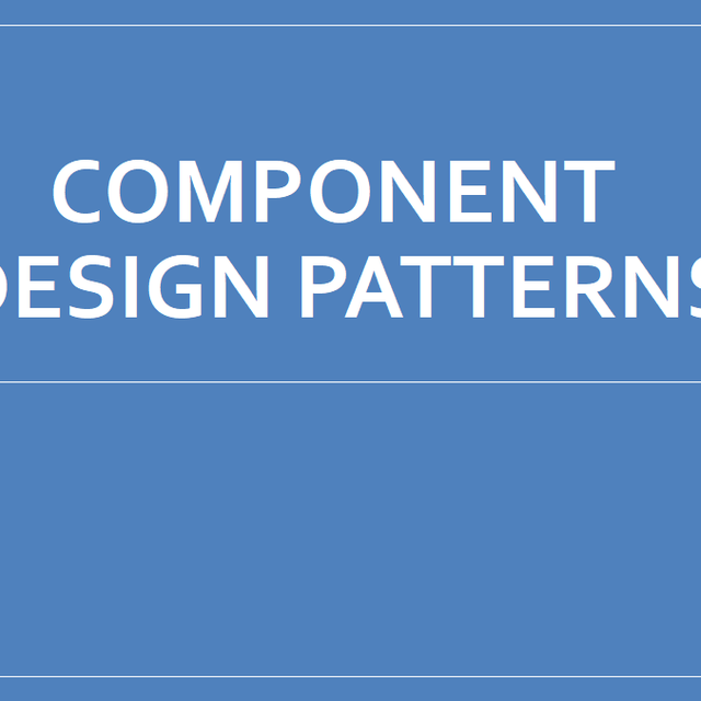 Components Game Design Pattern | Community tutorial