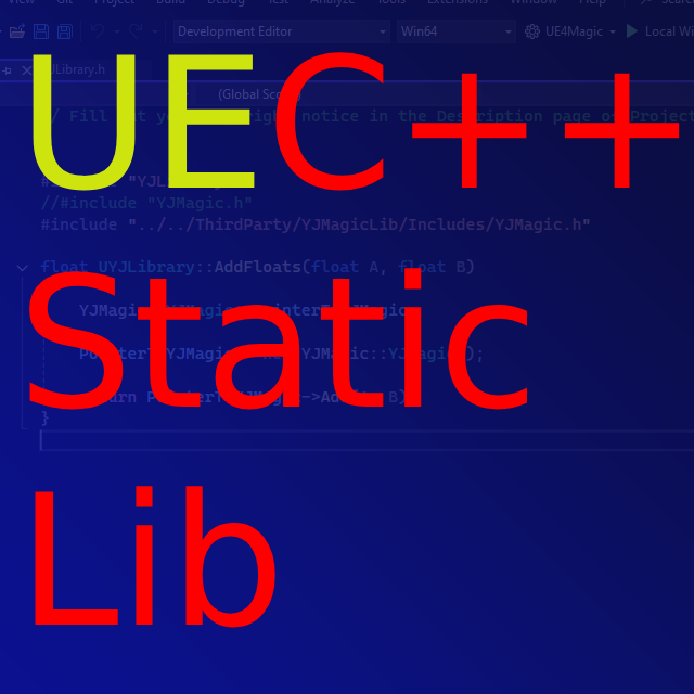 C++ Creating your own 3rd party function library and using it in blueprints | Community tutorial