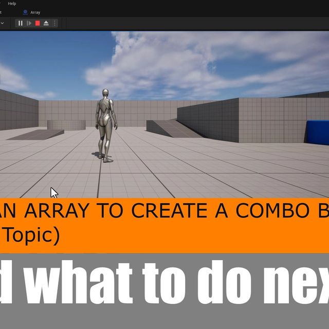 Using an Array to Make a Combo Box and What To Do Next! | Community tutorial
