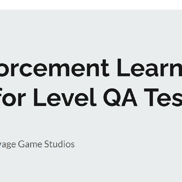 Reinforcement Learning in UE 5 for Level QA Testing | Community tutorial