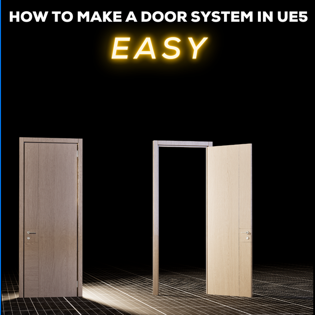 Unreal Engine Blueprint Tutorial: Flexible Rotation Door | Community tutorial