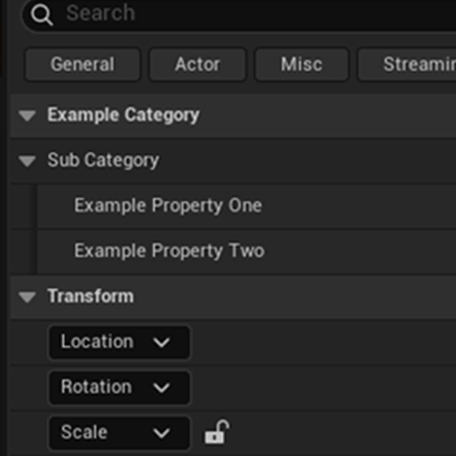 Reordering UPROPERTY categories in UE5 | Community tutorial