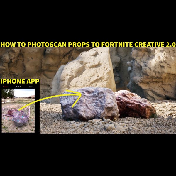 how to photoscan props to Fortnite Creative 2.0 using an iphone app | Community tutorial