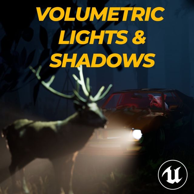 Volumetric Lights & Shadows Unreal Engine 5.1 | Community tutorial