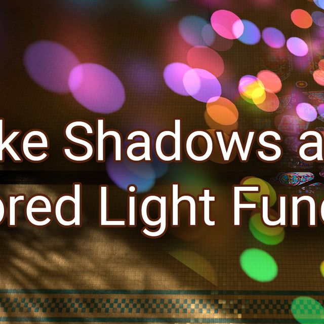 Fake Shadows and Color Light Function | Community tutorial