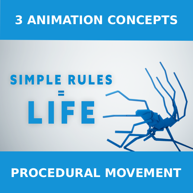 3 simple rules to procedurally animate a sea-creature, with character ...