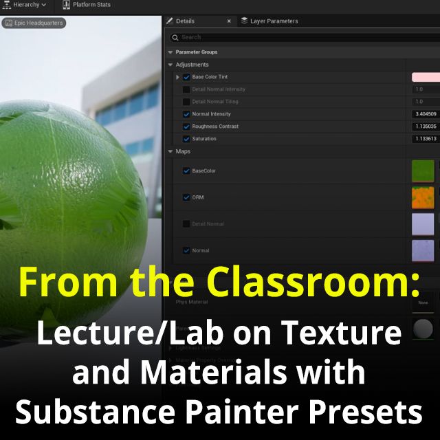 From the Classroom: Understanding Textures from Substance and ORM ...