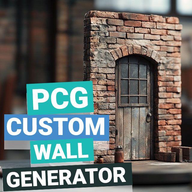 PCG + Geometry Script in UE 5.5 - Wall Generator | Community tutorial