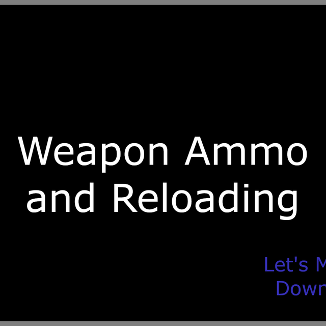 12 - Weapon Ammo and Reloading - Let's Make a Top Down Top Down Shooter | Community tutorial